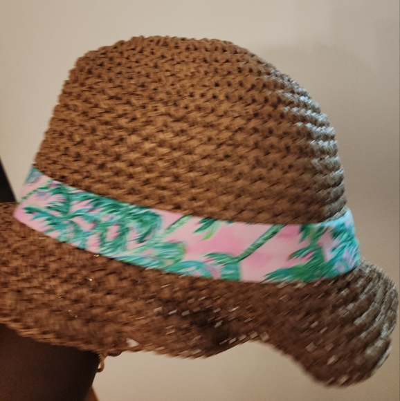 Lilly Pulitzer | Accessories | Lilly Pulitzer Fedora Pink Blossom ...